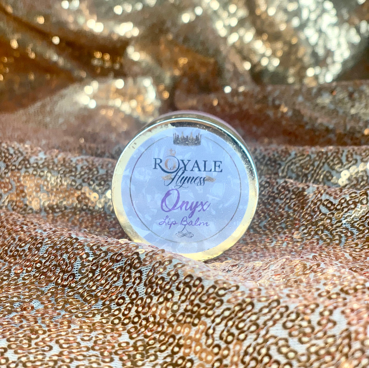 Royale Flyness Onyx Gemstone Lip Balm – Raspberry Cheesecake Hydration ...