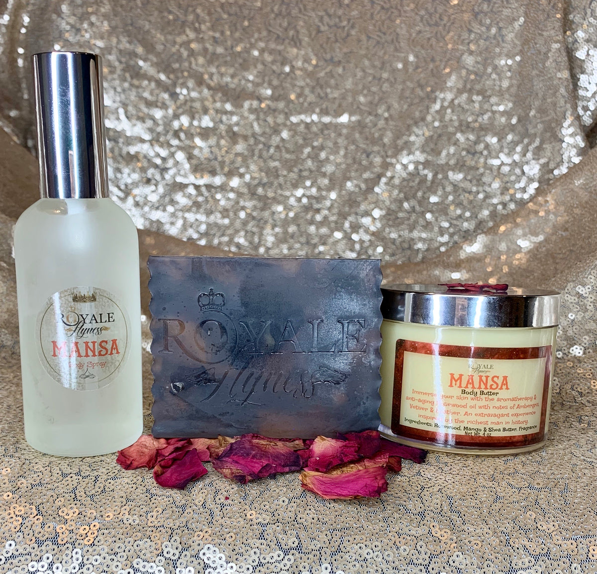 Mansa Collection – Luxury Body Care Set | Royale Flyness – royaleflyness